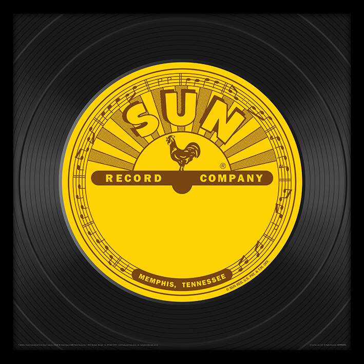 Poster encadré Sun Record Company - Vinyl | Posters, tableaux | Europosters