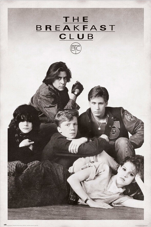 The Breakfast Club Poster Women's The Breakfast Club Movie Poster