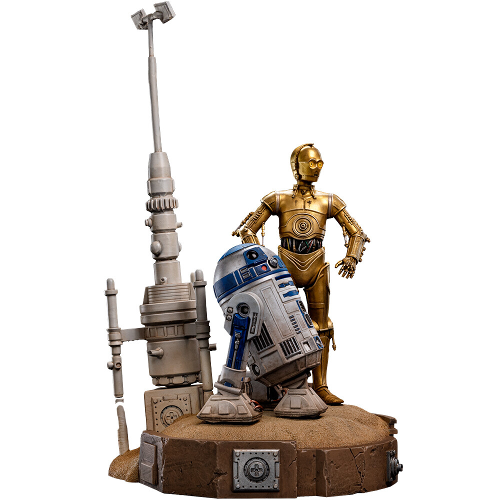 Figurine Iron Studios Star Wars - C-3PO and R2-D2 Deluxe Statue Deluxe Art Scale 1/10 | Tips for ...