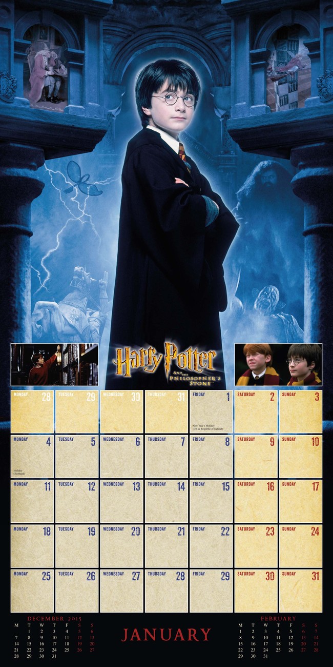 Harry Potter - Calendriers 2016 | Achetez sur Europosters
