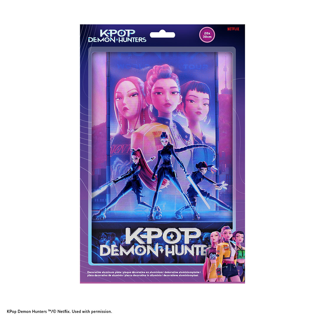 K-Pop Demon Hunters - Huntrix | Collectible retro metal signs for your wall