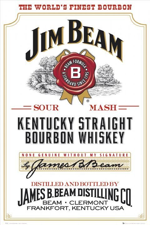 Poster, Quadro Jim Beam | Poster sul muro | 3+1 GRATIS | Europosters
