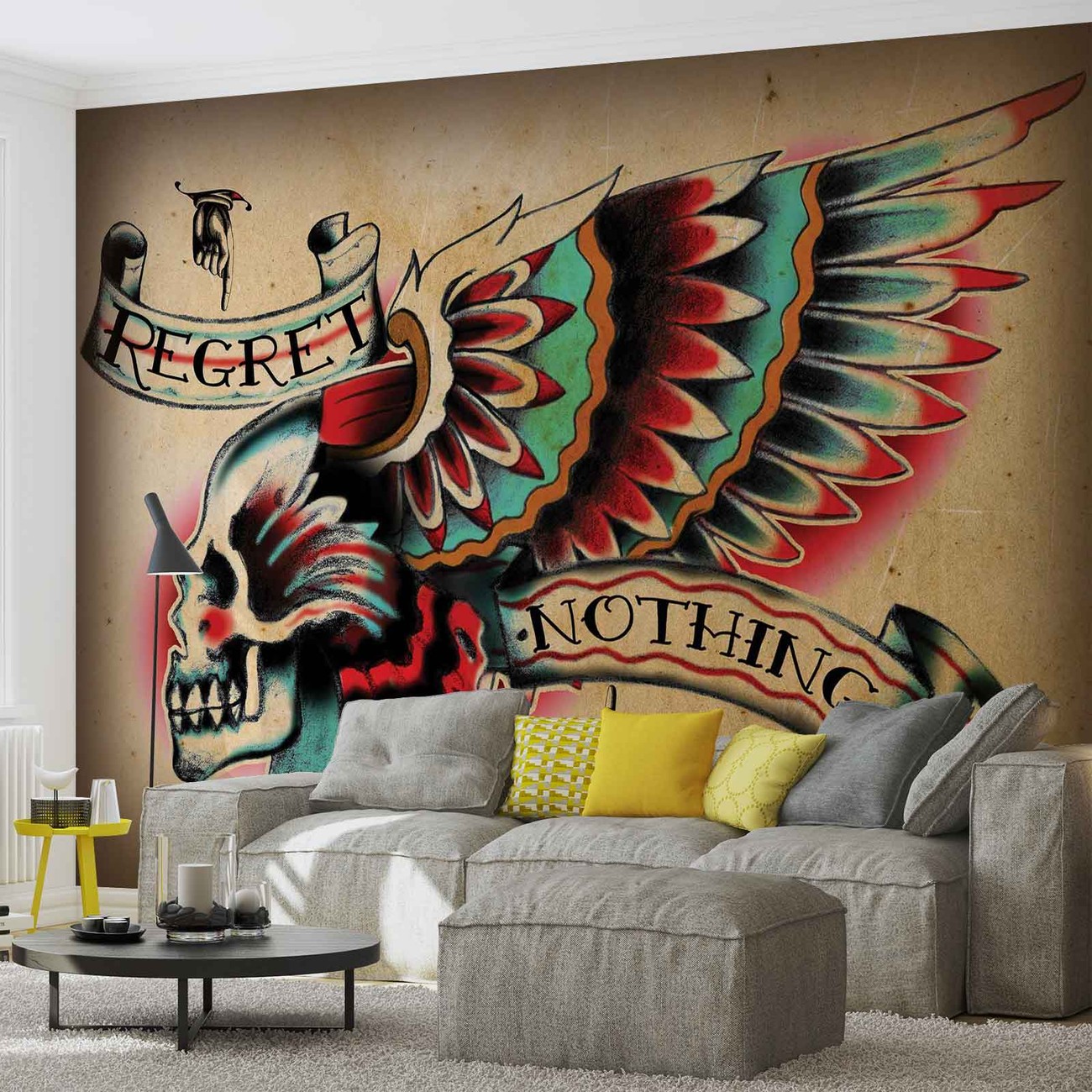 Skull Mural Tattoos