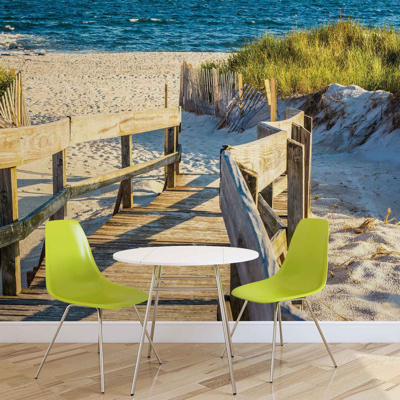 Beach Tropical View Fototapet, Tapet på Europosters.dk