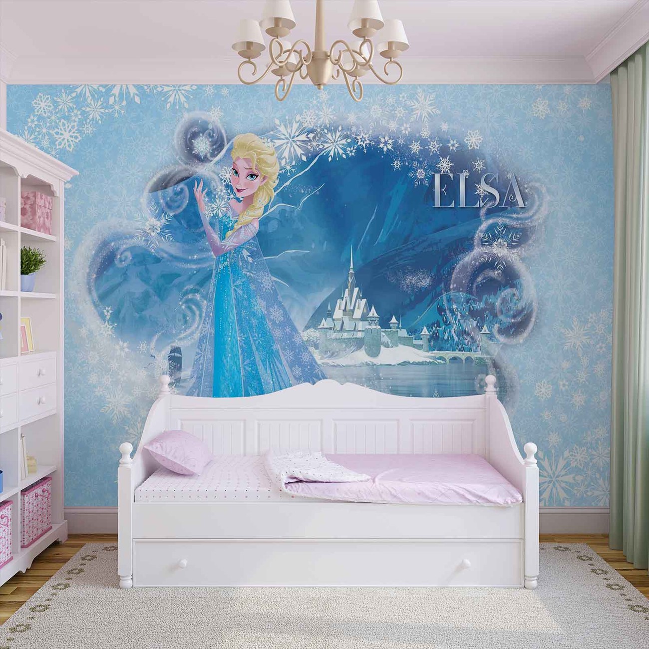 Mural De Disney De Elsa Frozen Disney 0 Die Eiskönigin Lila Und Blau