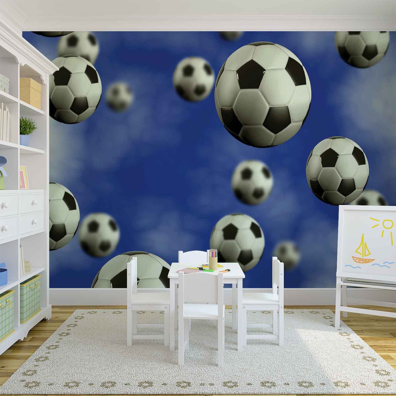 Fototapete, Tapete Fussball bei Europosters