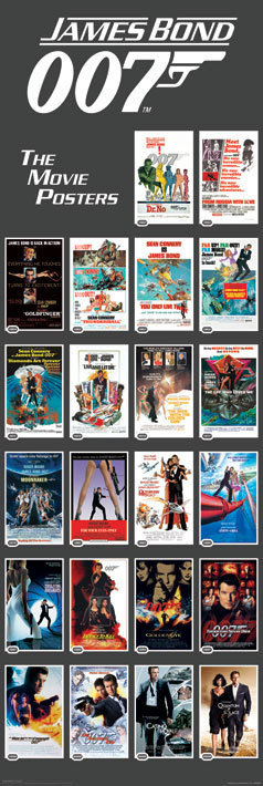 James Bond Movie Posters The Official 007 Collection