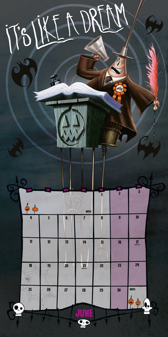 Nightmare Before Christmas - Calendari da muro 2018 | Compra su Europosters