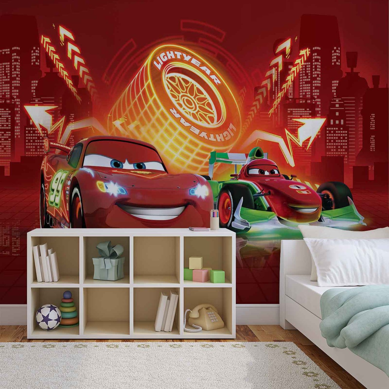Disney Cars Lightning McQueen Bernoulli fototapeta, tapeta na zeď na ...