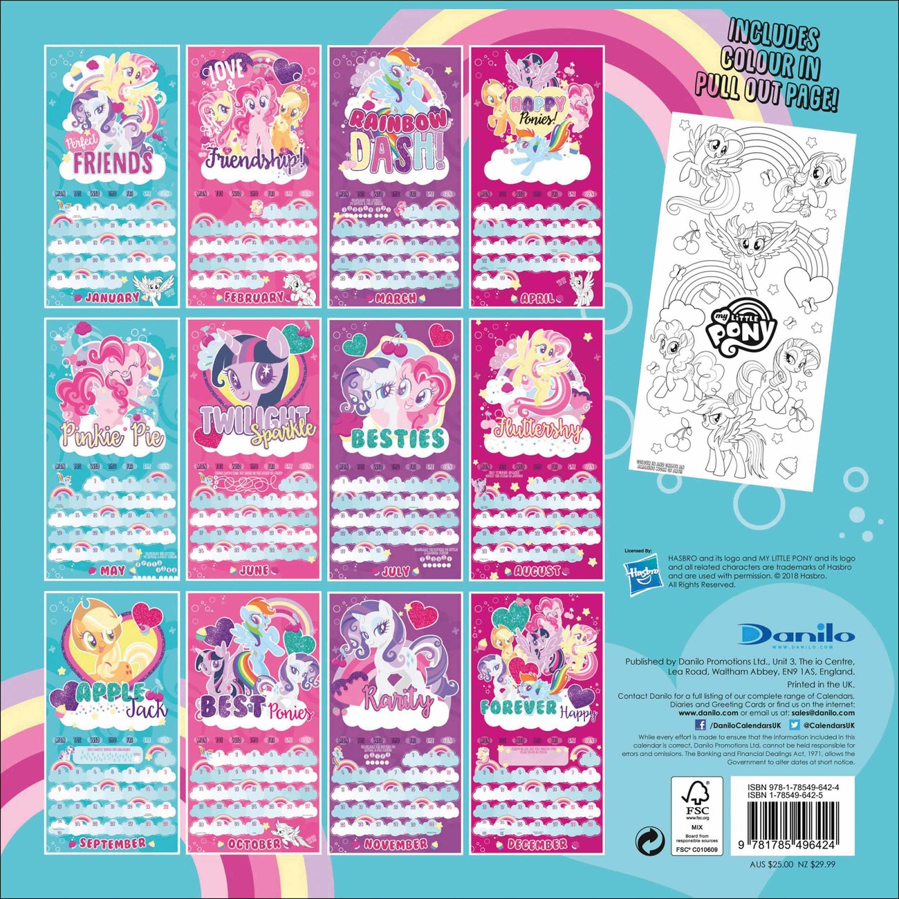 My Little Pony Movie - Wall Calendars 2024 | Buy at UKposters