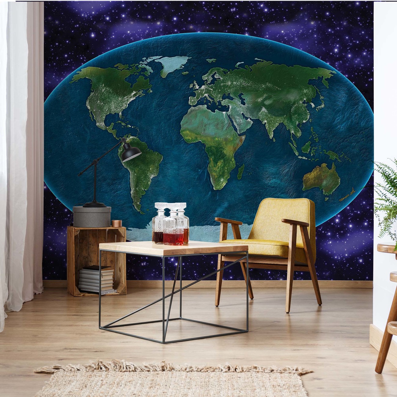 Fototapete, Tapete World Map Atlas bei EuroPosters - Kostenloser Versand