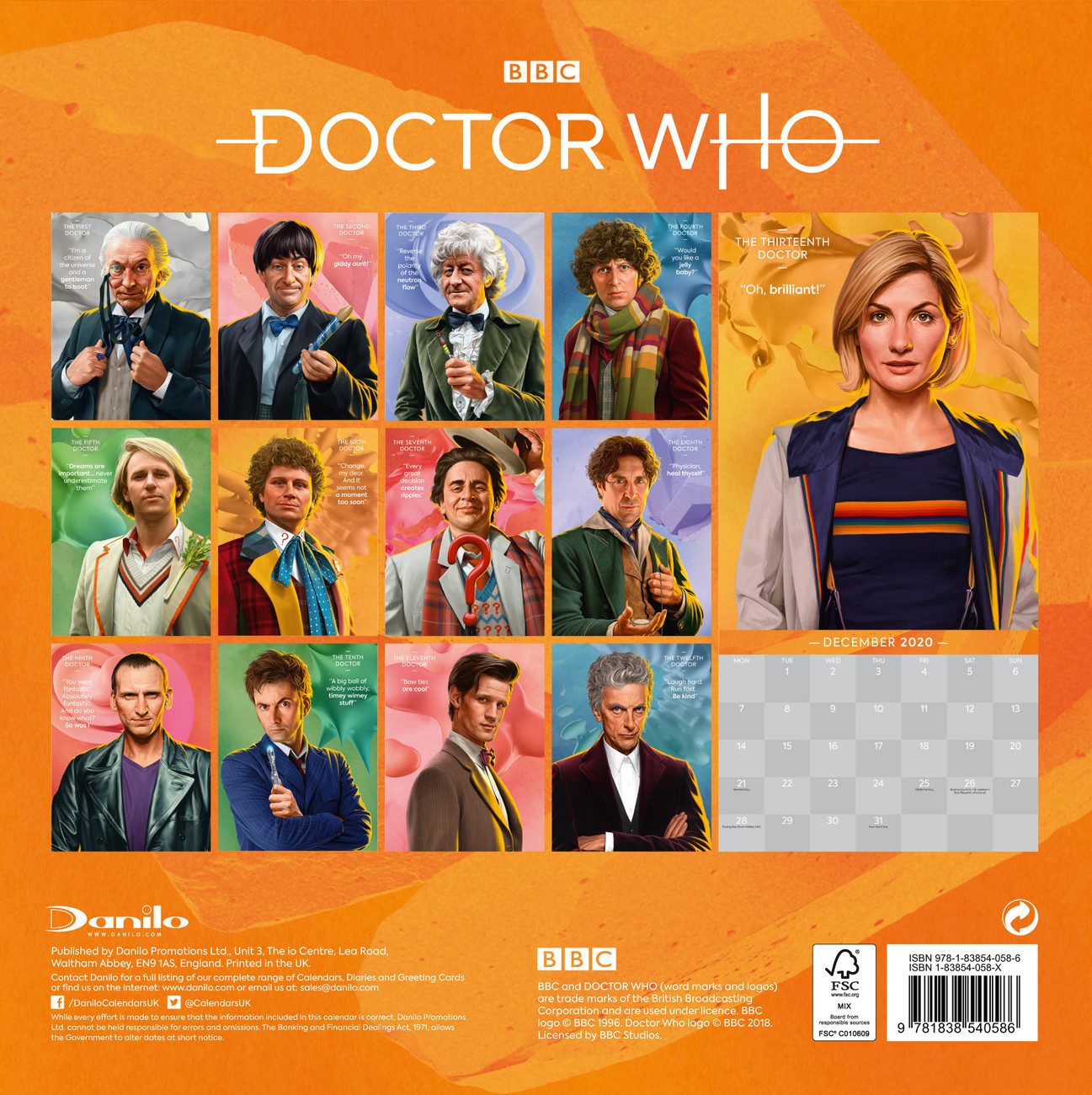 Doctor Who - Classic Edition - Wall Calendars 2026 | Buy at UKposters