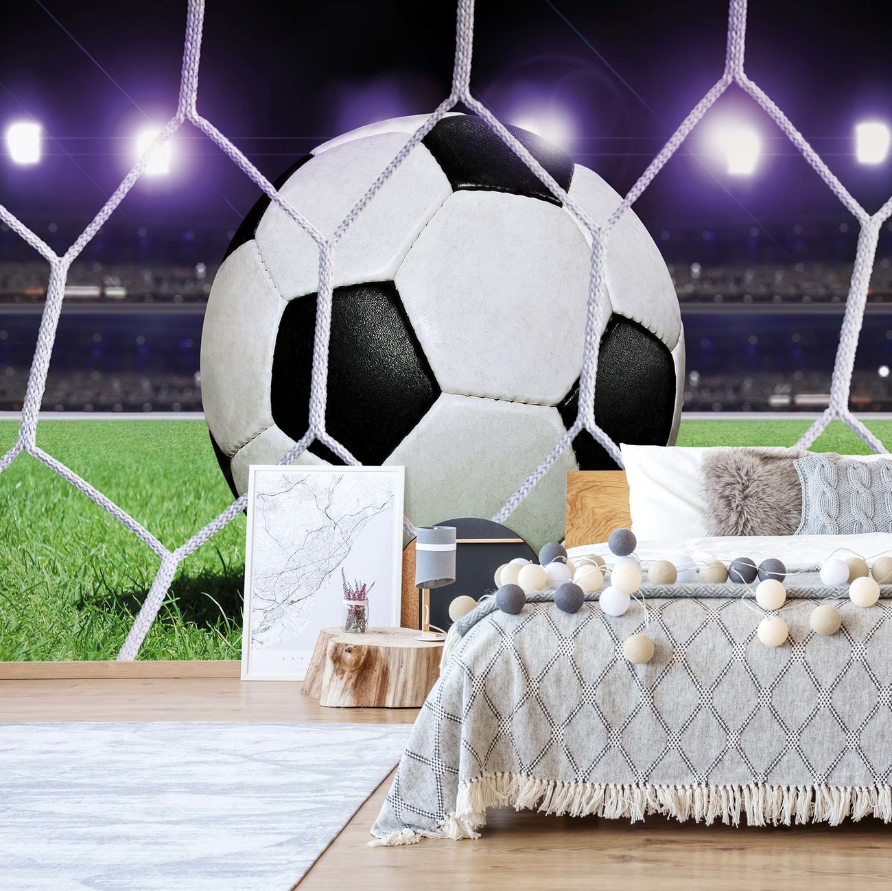 Football Stadium Fototapet, Tapet på Europosters.dk