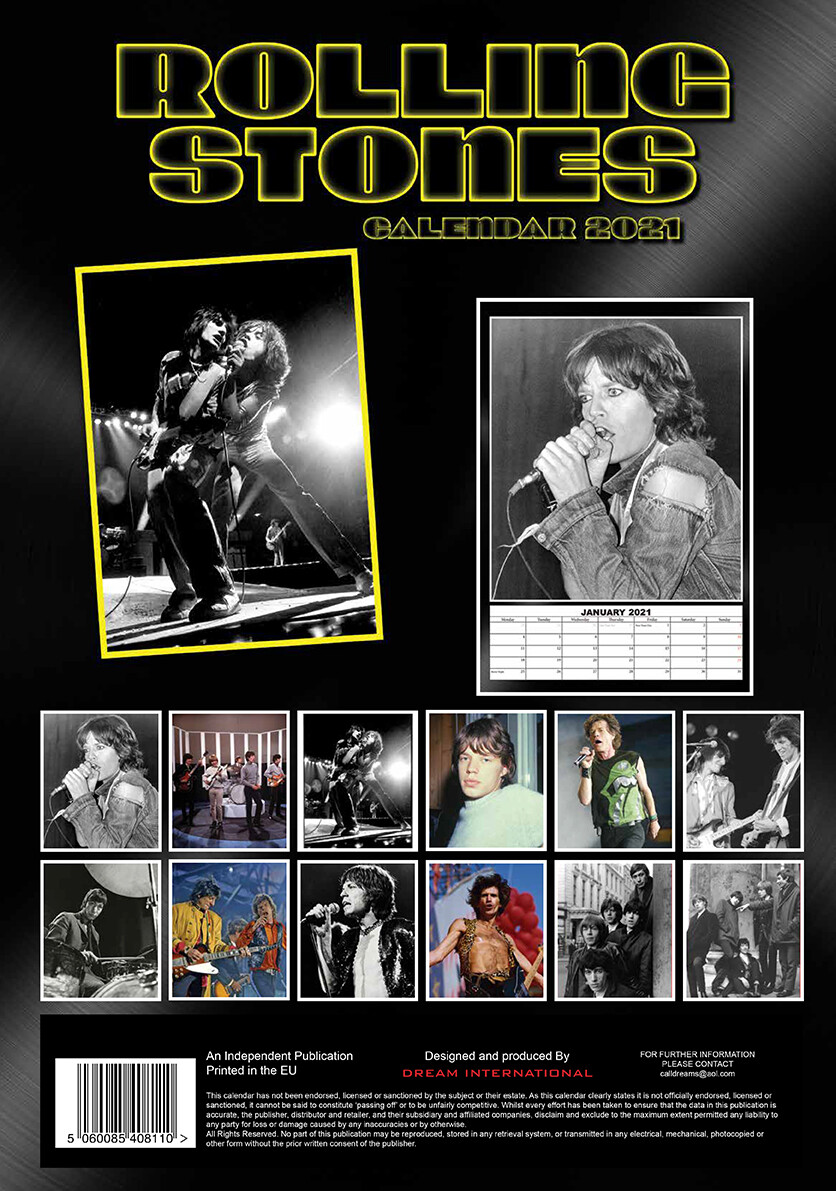 Rolling Stones - Wall Calendars 2021 | Buy at UKposters