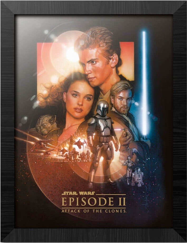 Star Wars Attack Of The Clones Poster Star Wars Episode II / Attack Of