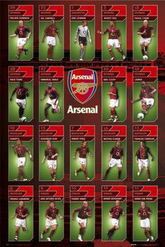 Poster, Affiche Arsenal - squad profiles 05/06 en ligne | 3+1 GRATUIT ...