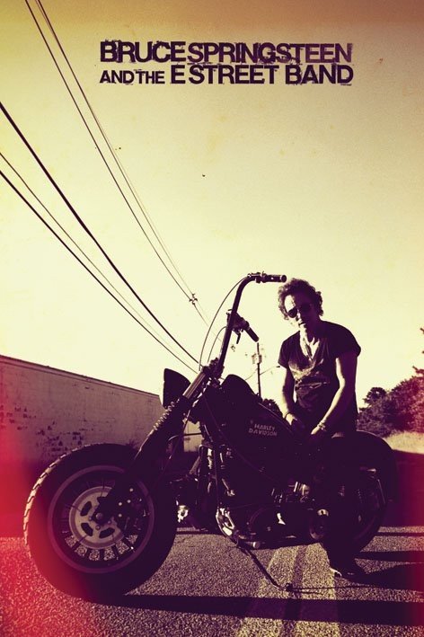 Poster, Affiche Bruce Springsteen - bike en ligne | 3+1 GRATUIT ...