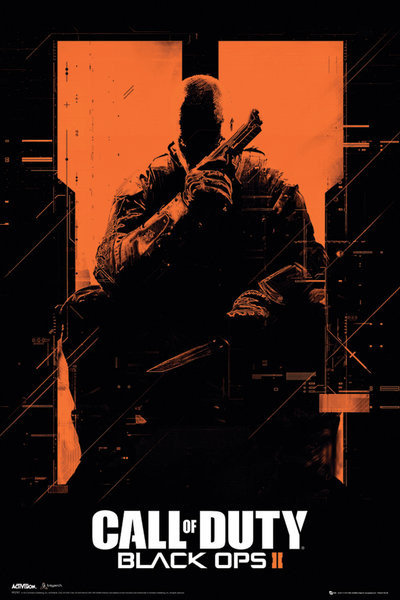 Poster, Affiche Call of Duty Black Ops II -orange en ligne | 3+1 ...