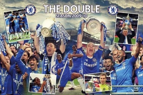 Chelsea - double winners Poster, Affiche | All poster chez Europosters