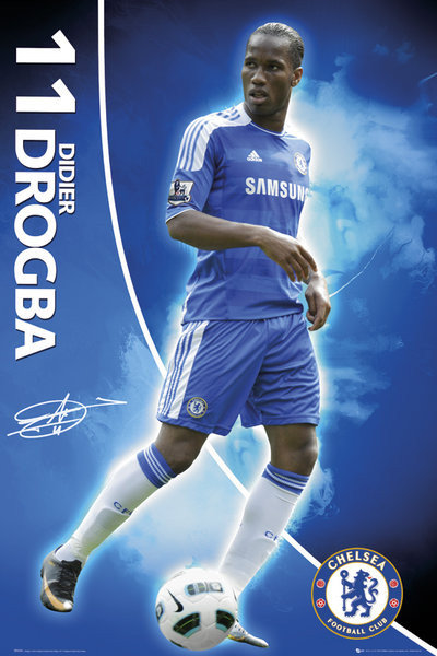 Poster, Affiche Chelsea - drogba 11/12 en ligne | 3+1 GRATUIT | Europosters