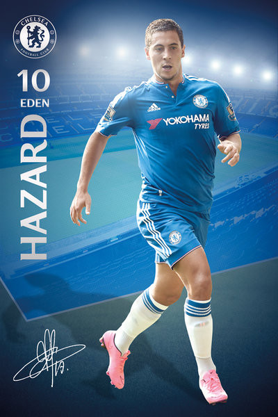 Poster, Affiche Chelsea FC - Hazard 15/16 en ligne | 3+1 GRATUIT ...