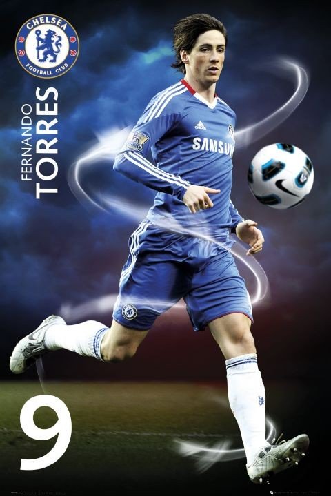 Poster, Affiche Chelsea - torres 2010/2011 en ligne | 3+1 GRATUIT ...