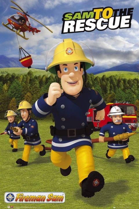 Poster, Affiche FIREMAN - sam rescue en ligne | 3+1 GRATUIT | Europosters
