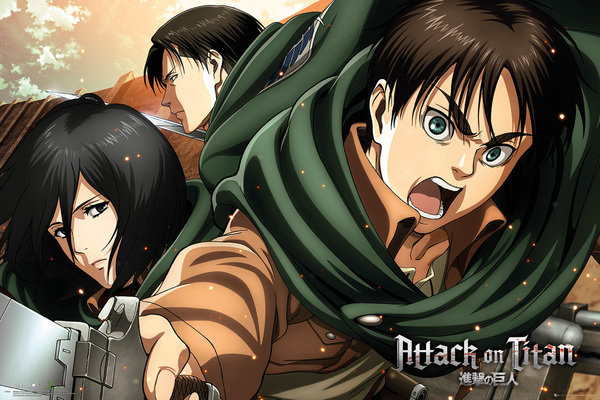 Poster, Affiche L'Attaque des Titans (Shingeki no kyojin) - Scouts en ...