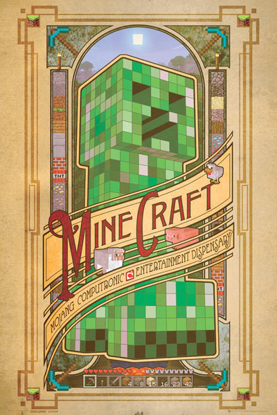 Poster, Affiche Minecraft - computronic en ligne | 3+1 GRATUIT ...