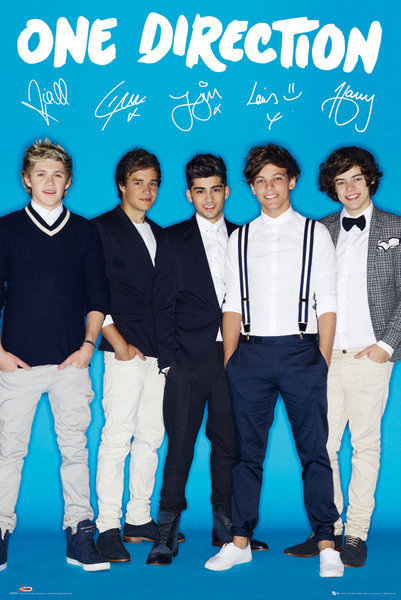Poster, Affiche One Direction - signature en ligne | 3+1 GRATUIT ...