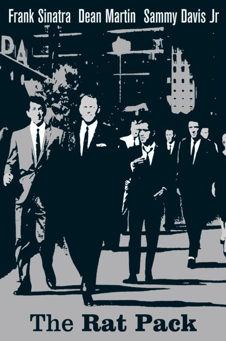 Poster, Affiche Rat pack - silver en ligne | 3+1 GRATUIT | Europosters