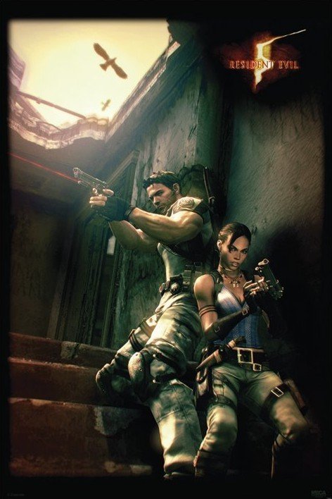 Poster, Affiche Resident Evil 5 - against a wall en ligne | 3+1 GRATUIT ...