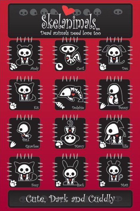 Poster, Affiche Skelanimals - characters en ligne | 3+1 GRATUIT ...