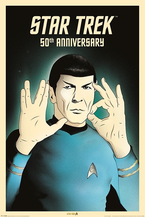 Star Trek - Spock 5-0 50th Anniversary Poster, Affiche | All poster ...