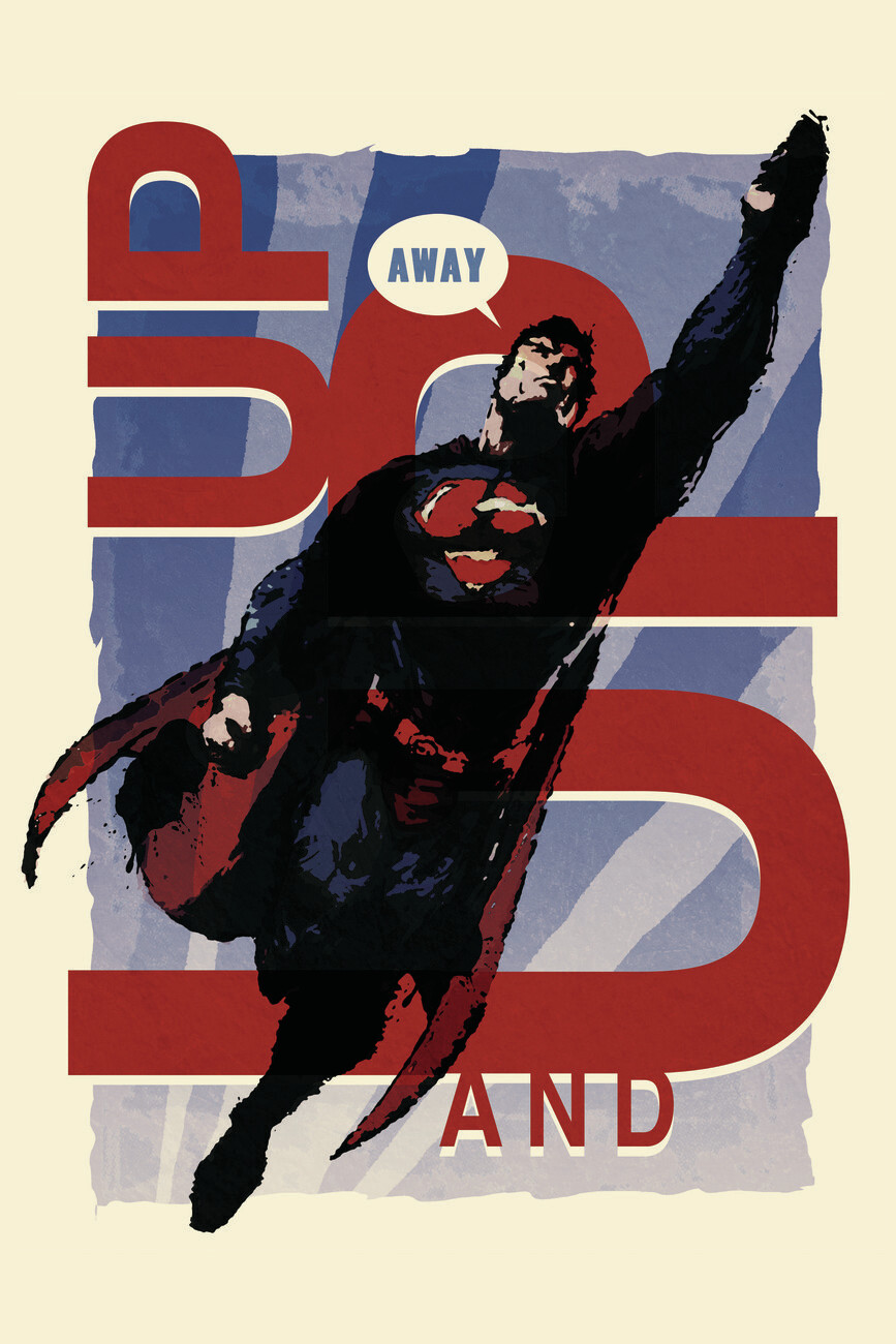 Poster, quadro Superman Core - Up and Away | Regalos, merch | Posters