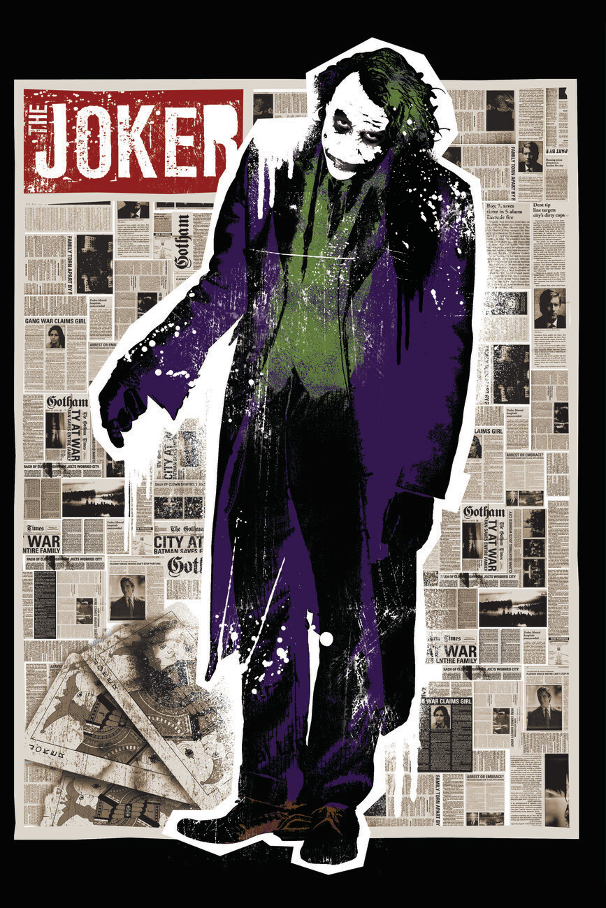 Poster, Bilde The Dark Knight Trilogy - Joker | Merchandise | Europosters