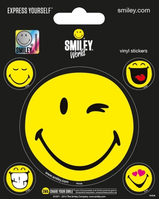 Aufkleber Smiley - Smileyworld | Originelle Geschenkideen