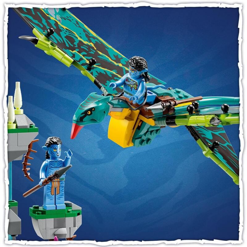 LEGO Avatar - Jake & Neytiri's First Banshee Flight 75572 | Poster ...