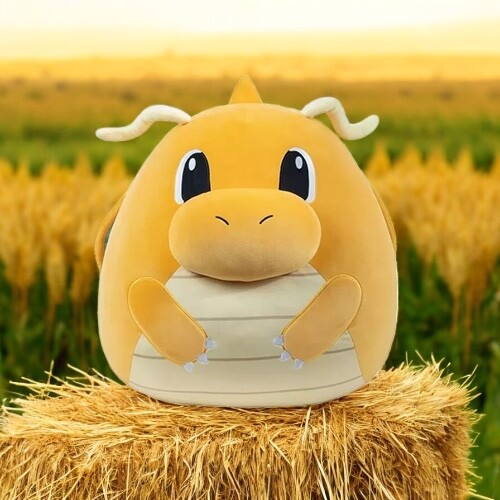 Bamse Squishmallows Pokemon - Dragonite | Ideer til originale gaver