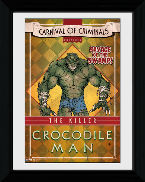 Batman Comic - Circus Crocodile Framed poster | Buy at UKposters