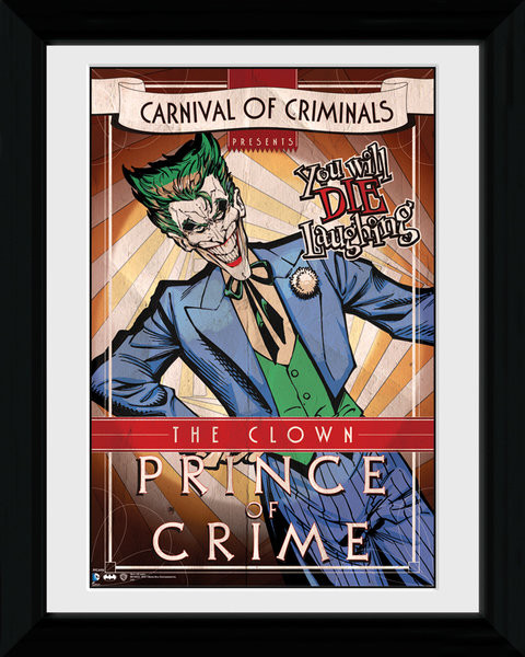Batman Comic - Circus Joker Framed poster | Buy at UKposters