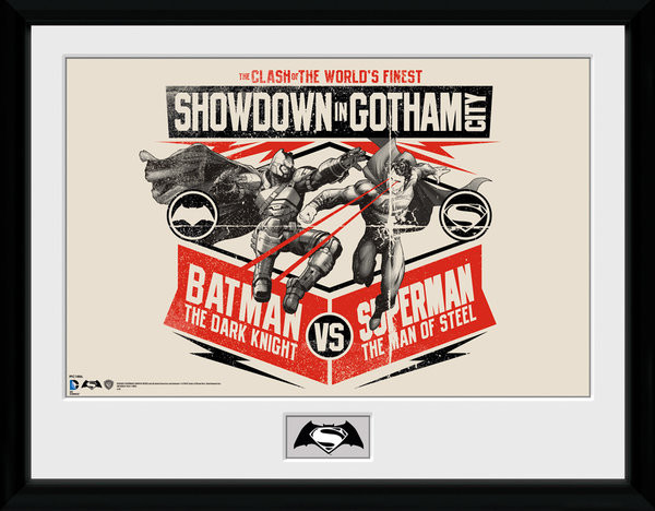 Batman Vs Superman - Battle Framed poster | Buy at UKposters
