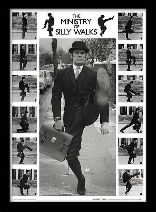MONTY PYTHON - ministry of silly walks Gerahmte Poster, Bilder | Kaufen ...