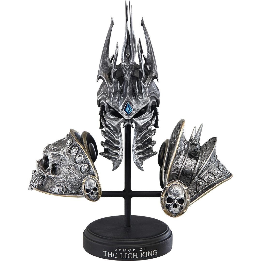 Figurine Blizzard World of Warcraft - Iconic Helm & Armor of Lich King ...