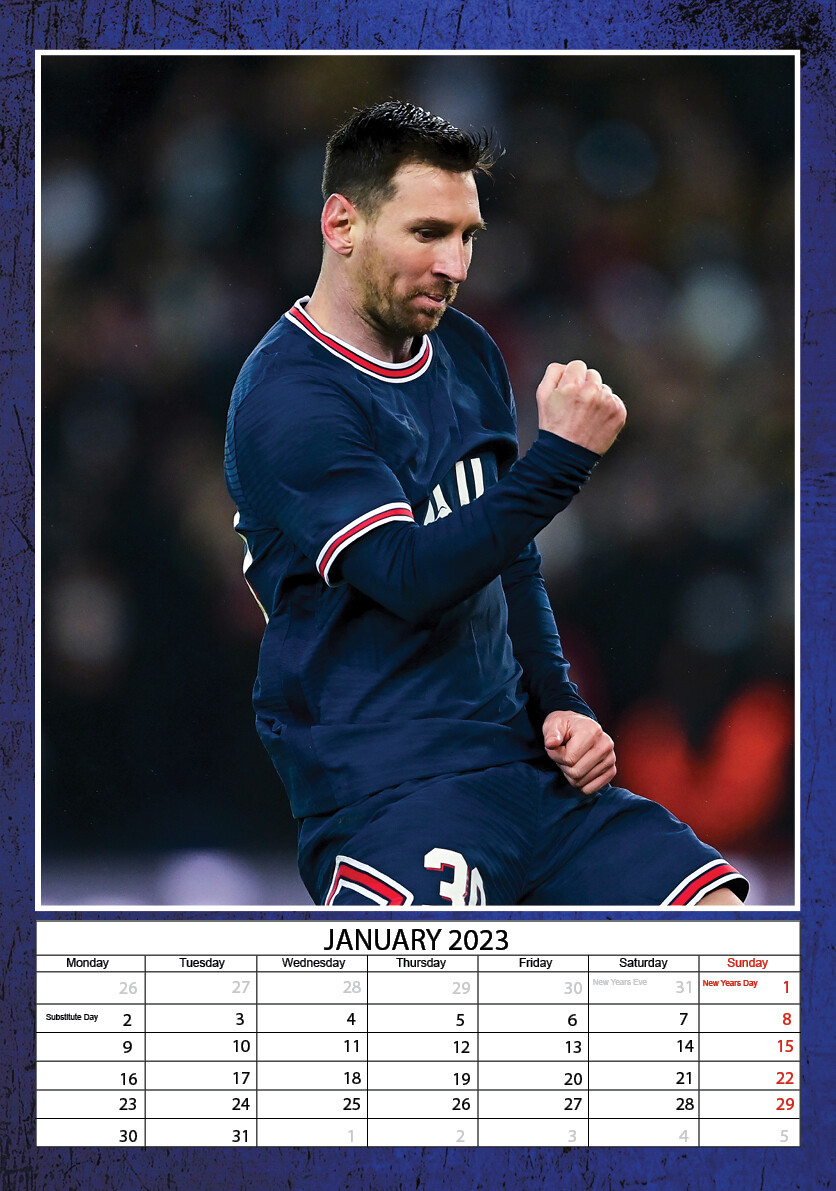 Lionel Messi - Calendari da muro 2023 | Compra su Europosters