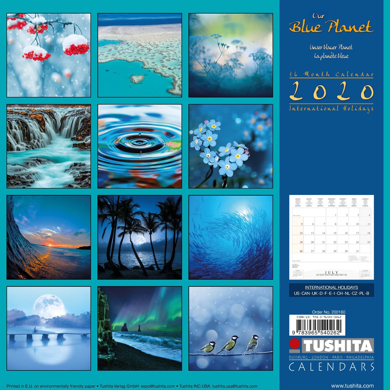 Our blue Planet - Calendari da muro 2020 | Compra su Europosters