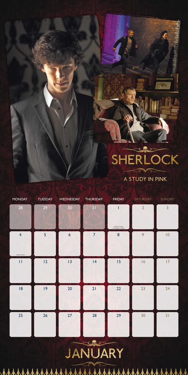 Sherlock - Calendari da muro 2016 | Compra su Europosters