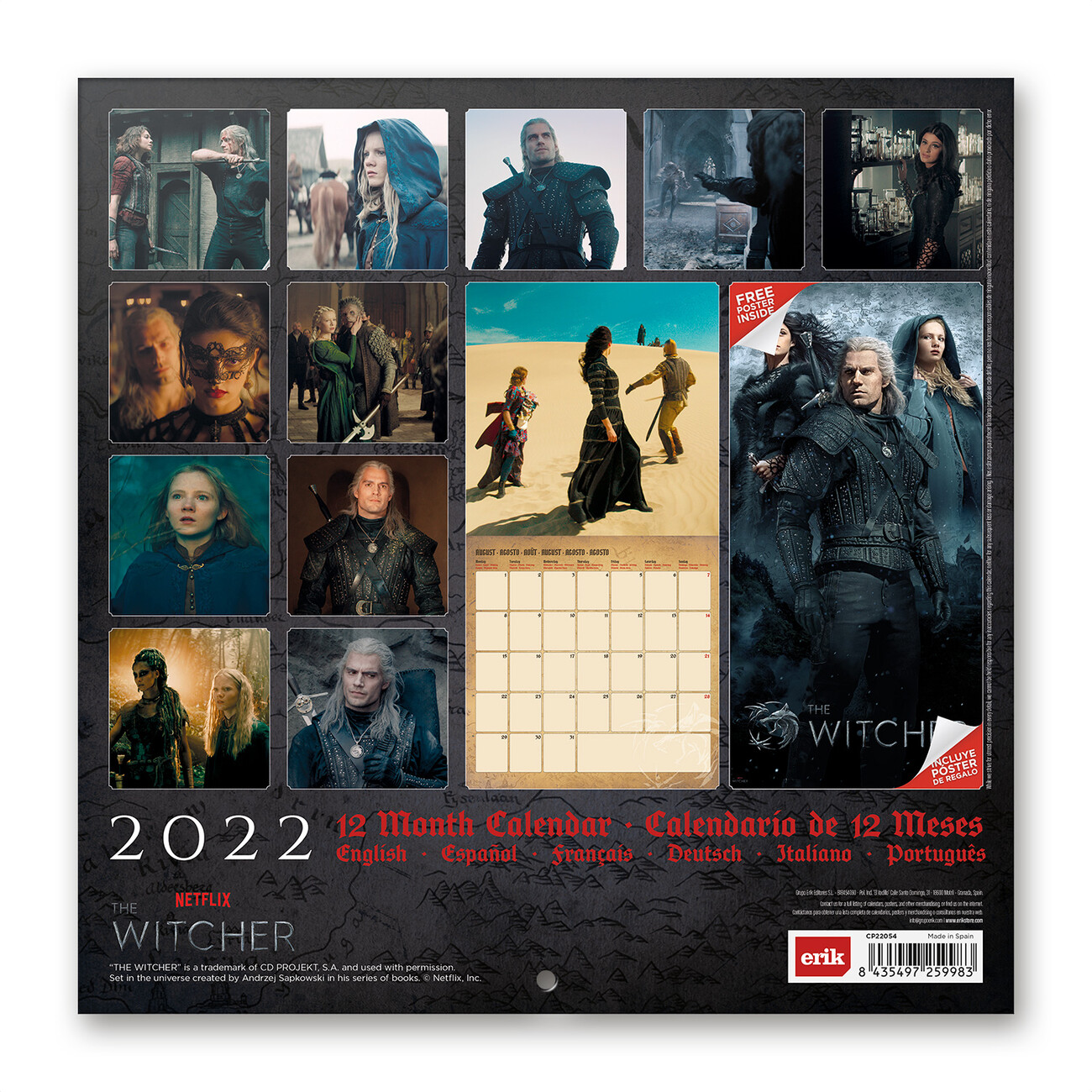 Witcher - Calendari da muro 2024 | Compra su Europosters