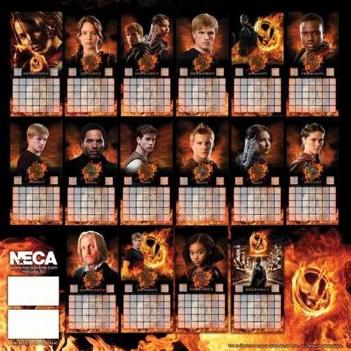 Calendar 2013 - HUNGER GAMES - Calendarios de pared 2013 | Consíguelos ...