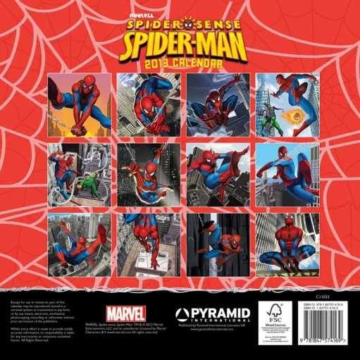 Calendar 2013 - SPIDER-MAN - Calendarios de pared 2024 | Consíguelos en ...